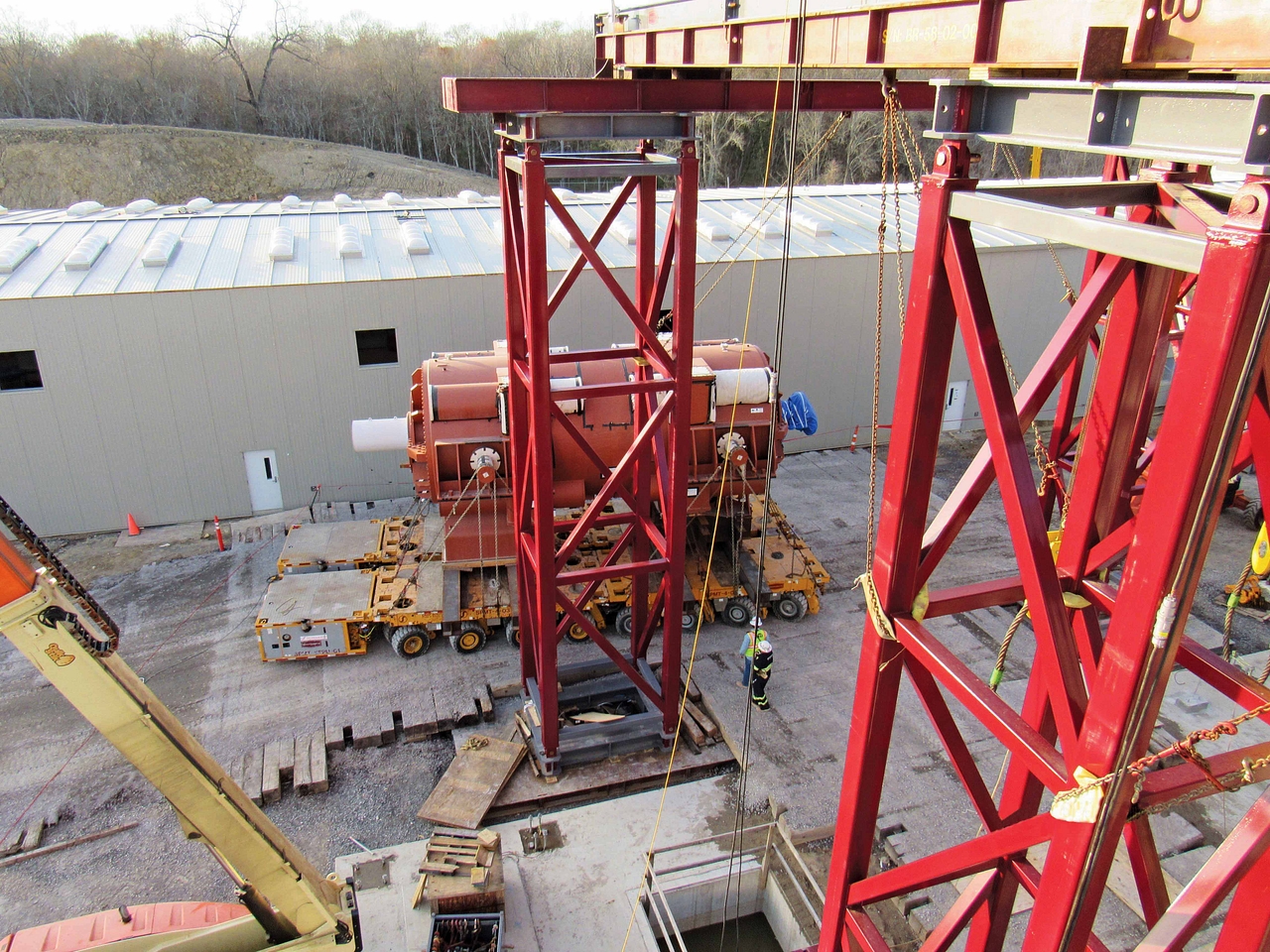Combined Gantry Strand Jack Lift | Limited Space Heavy Lift