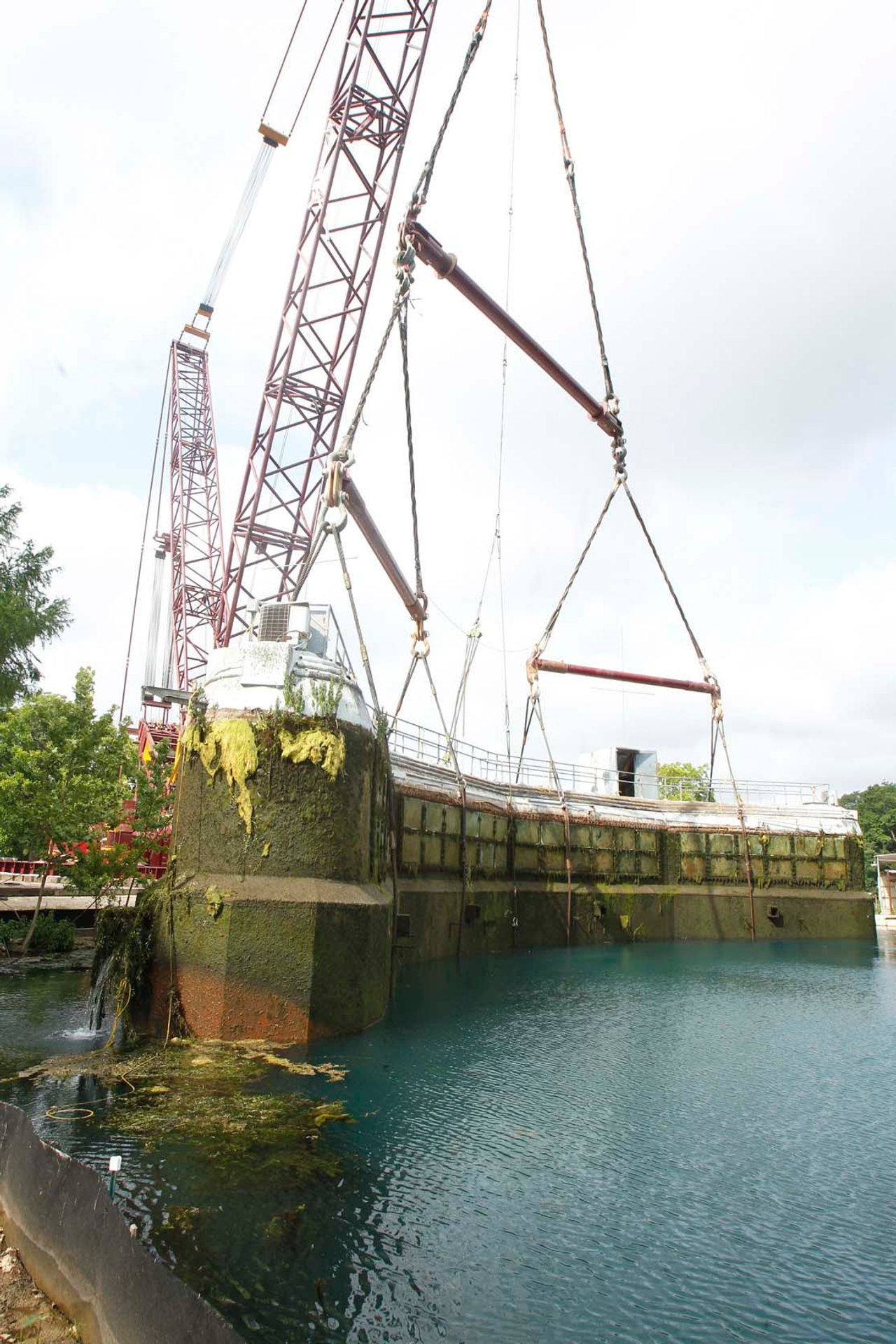Sub Theatre VersaCrane Heavy Lift | Texas Aquarena Lift