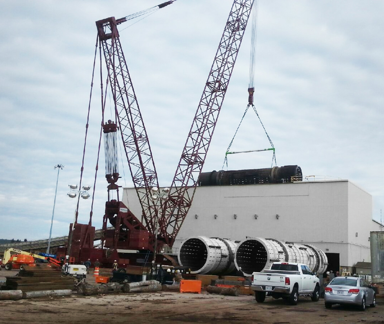 Paper Production Crane and Lift | Pulp Mill Lift and Transport