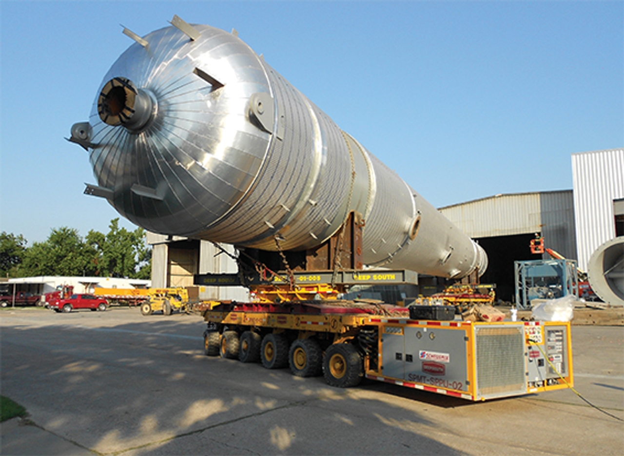 Self Propelled Modular Transporter| Steep Bridge Heavy Haul