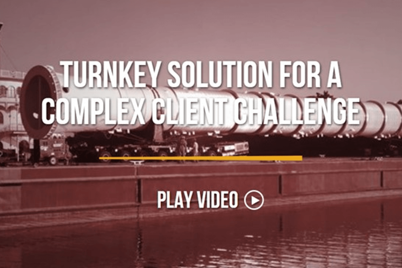 Combined Gantry/Strand Jack Systems Power Lifts Co-Gen Train