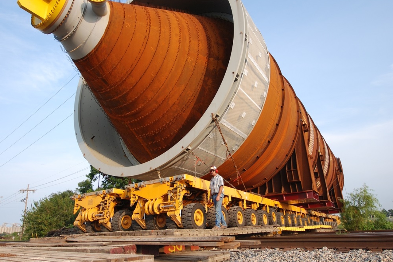 Quench Tower Haul Services | Transport Bolster Equipment