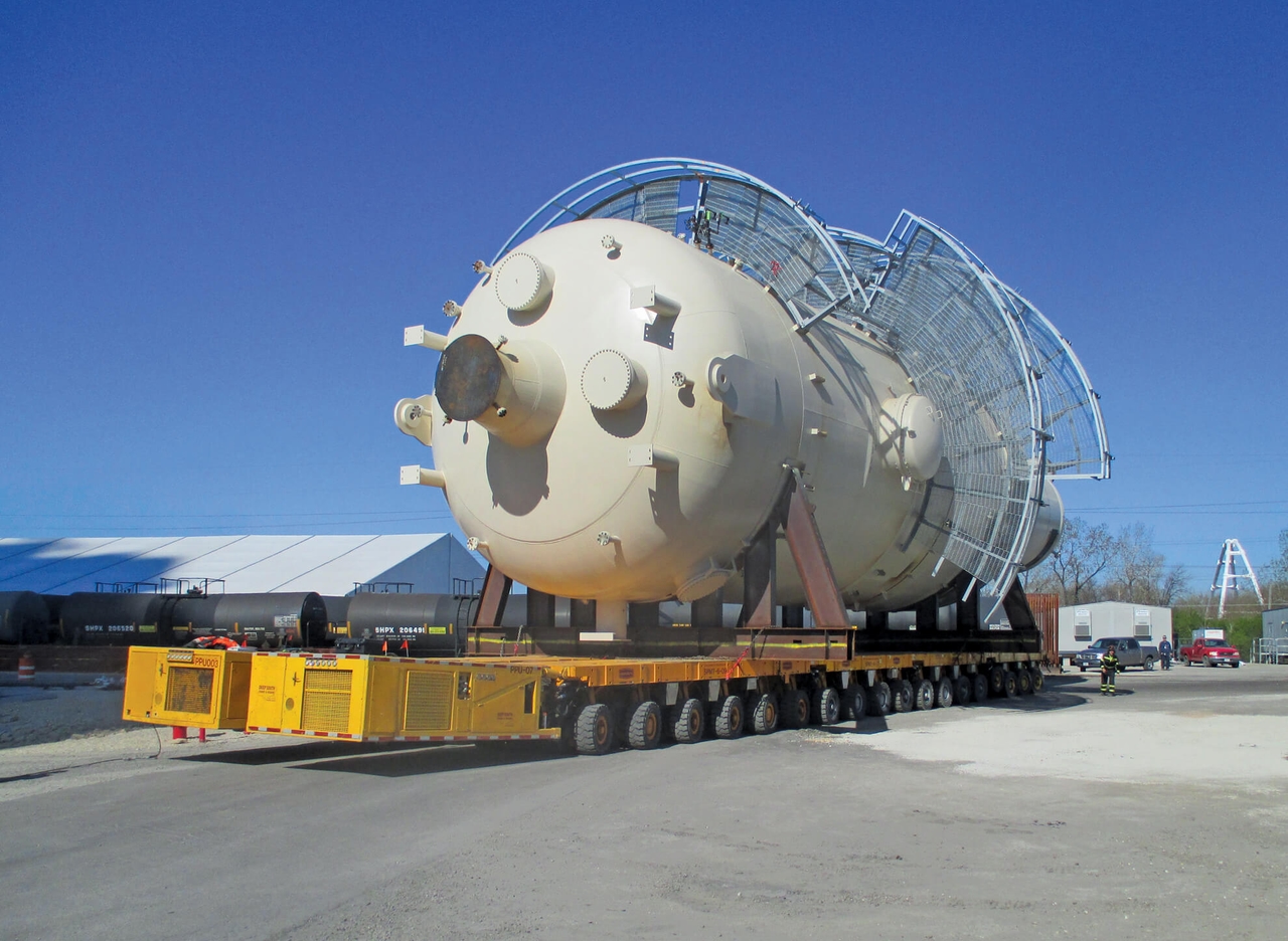 Quench Tower Haul Services | Transport Bolster Equipment