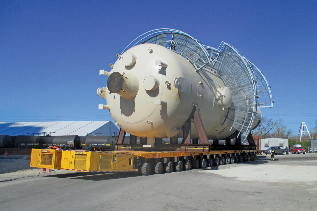 Quench Tower Haul Services | Transport Bolster Equipment