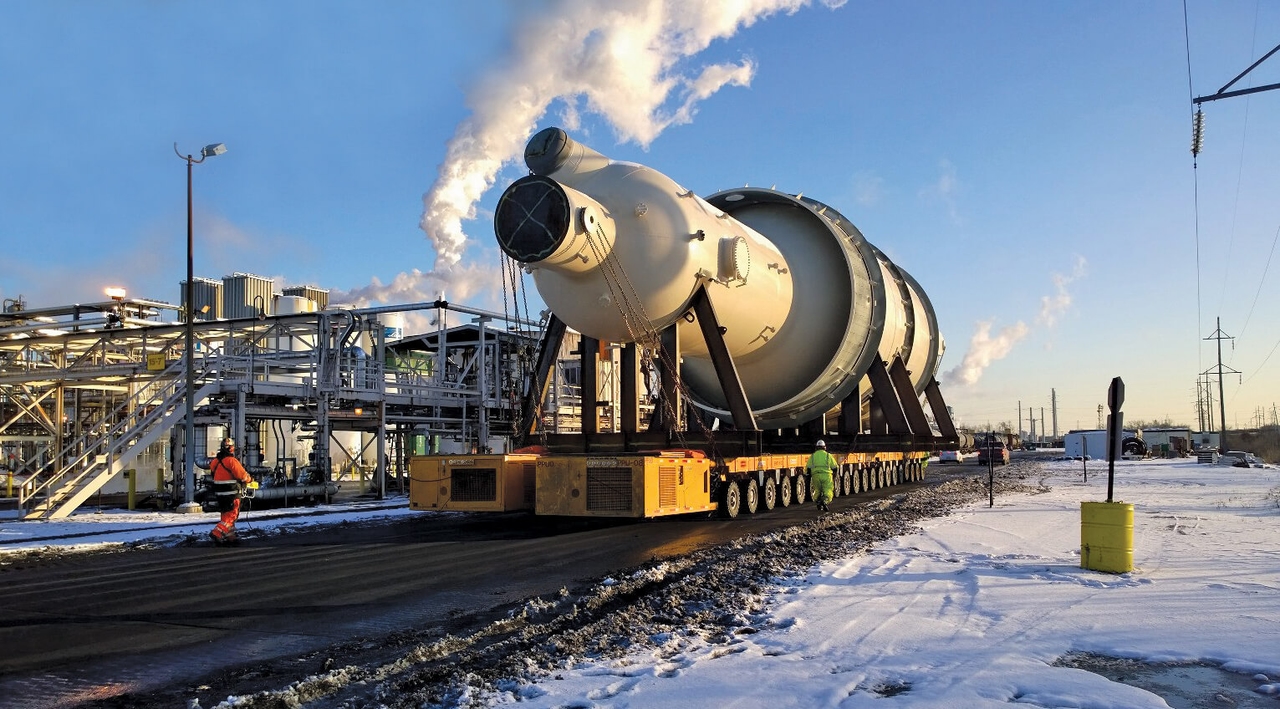 Quench Tower Haul Services | Transport Bolster Equipment