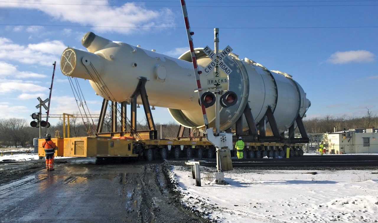 Quench Tower Haul Services | Transport Bolster Equipment